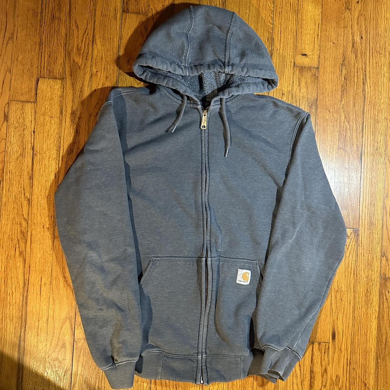 Carhartt Zip-Up Small tear Great condition Dm me... - Depop
