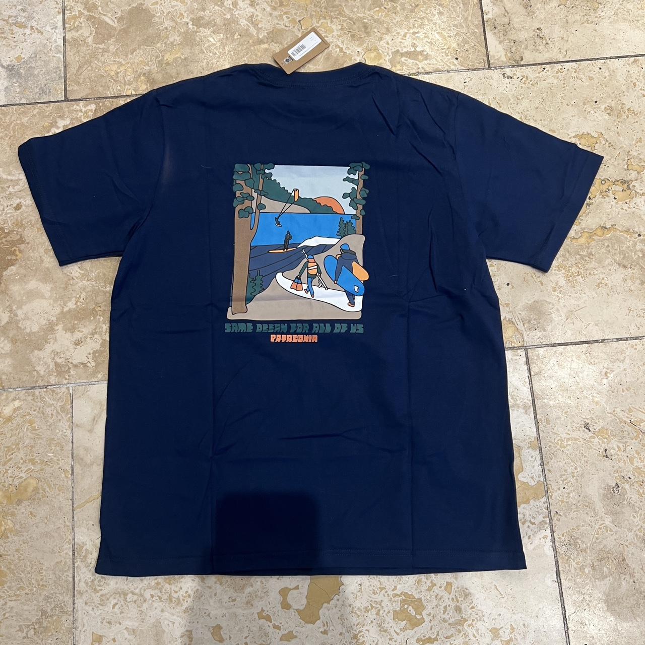 Patagonia graphic tee Size m Same day... - Depop