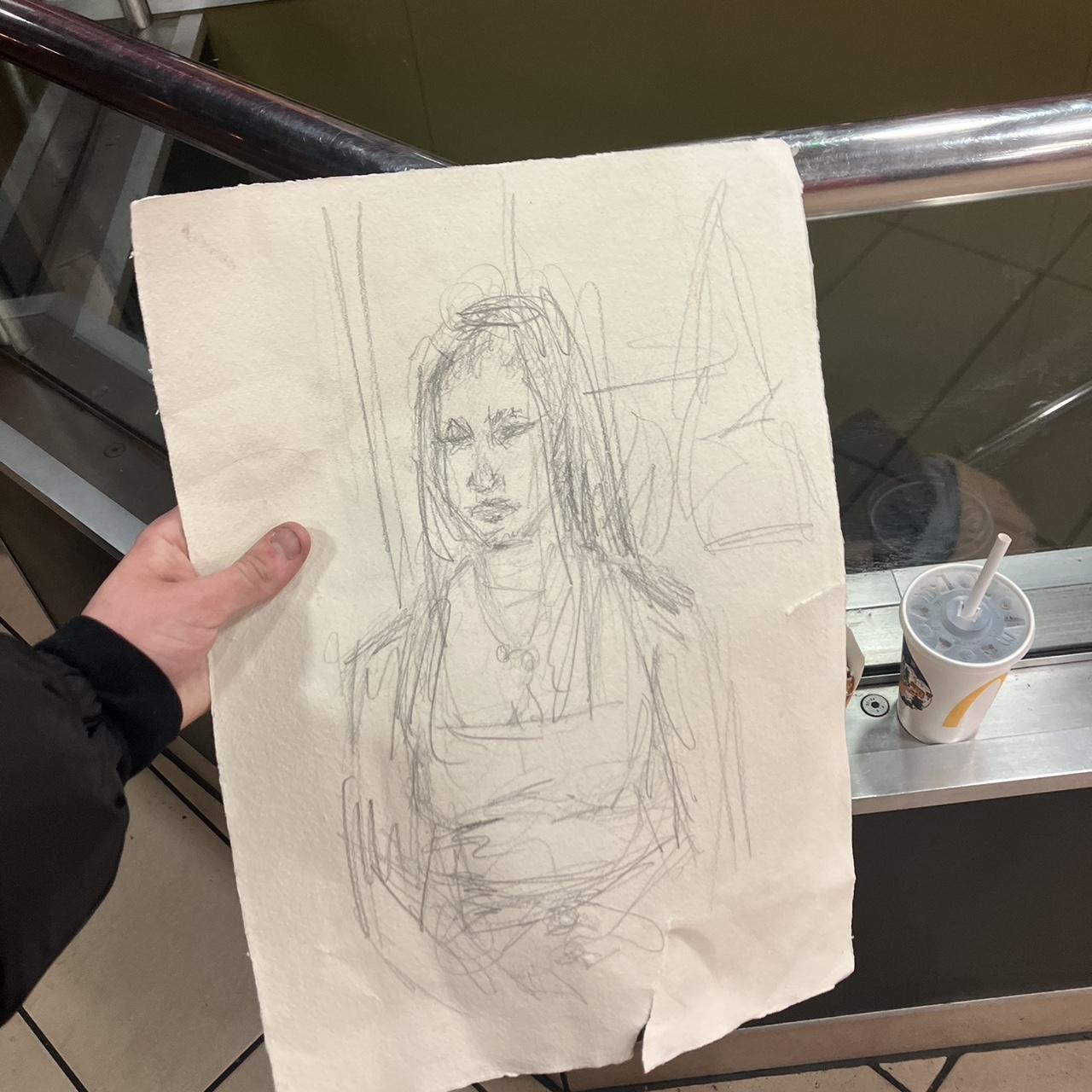 Authentic signed slawn drawing from piccadilly... - Depop