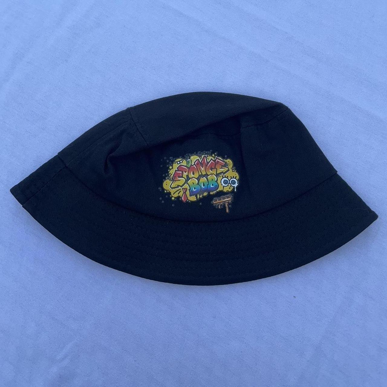 Shein x Sponge Bob collection, black bucket hat. Has... - Depop