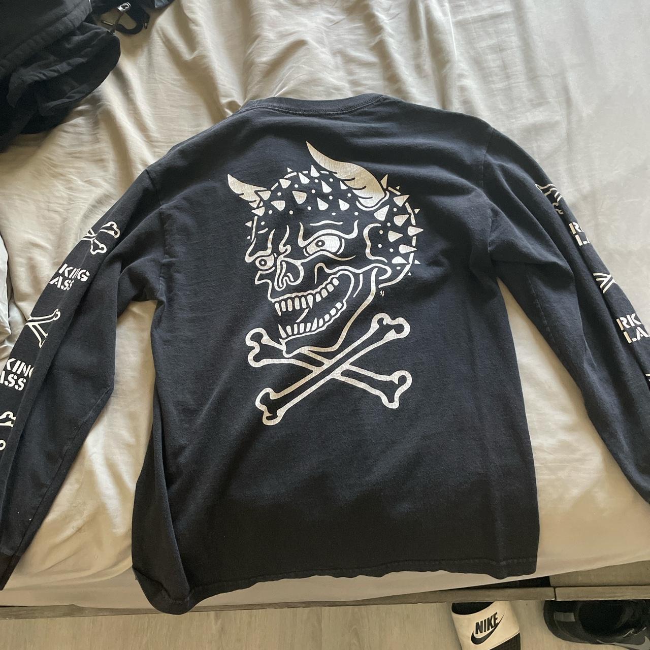 OG bones long sleeve Has some wear on the... - Depop