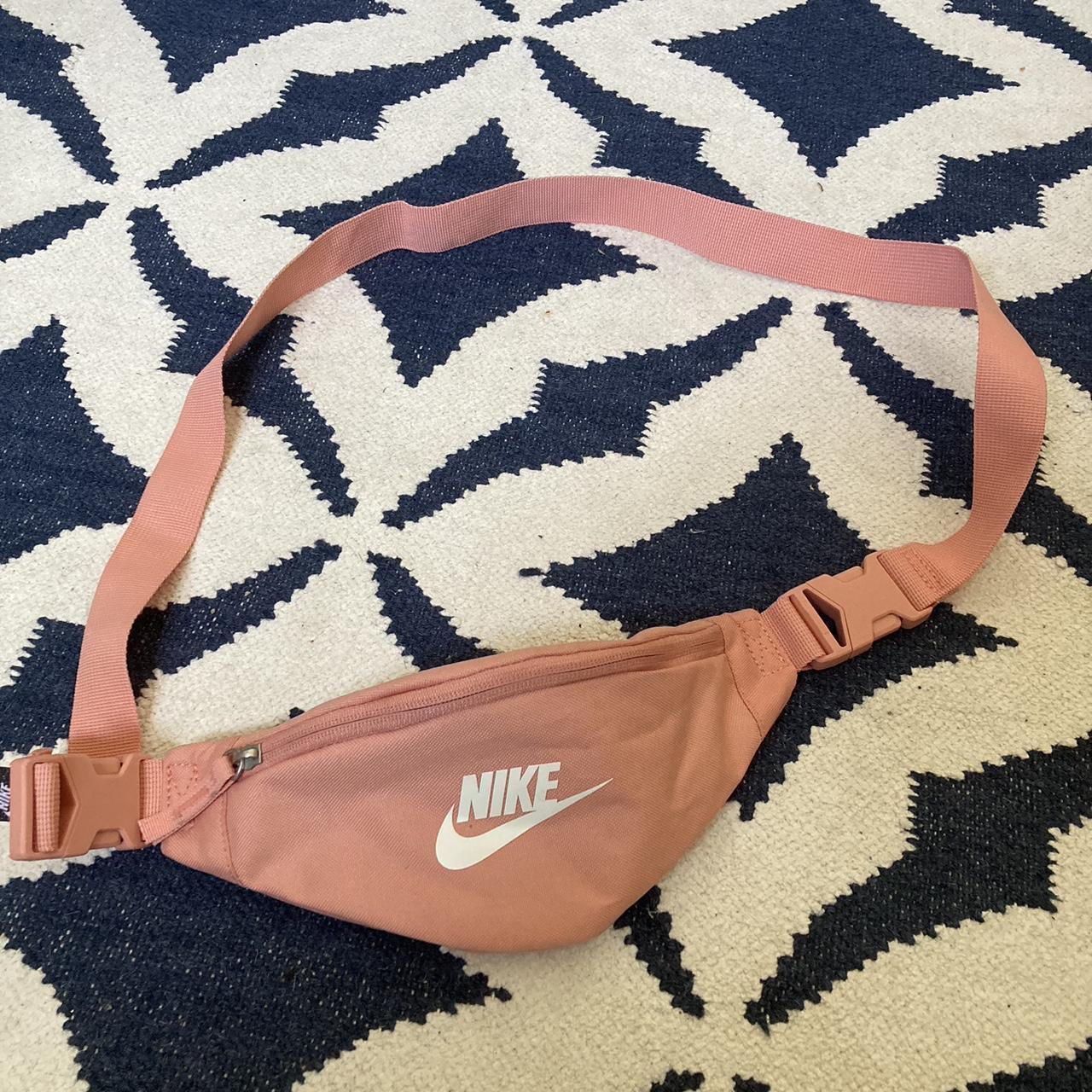 Unisex Pink Nike waist pack/bag. Perfect condition.... - Depop