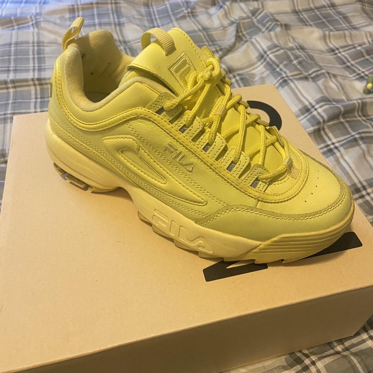 Fila Disruptor 2 - Neon Yellow - Depop