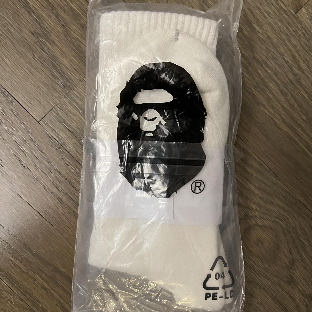 New in package, Bape logo socks. - Depop