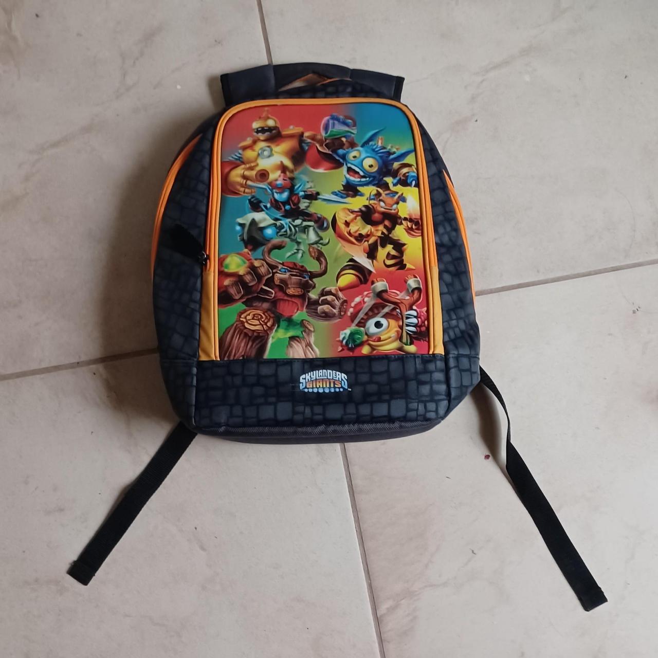 colorful skylanders backpack for gaming to cary your... - Depop