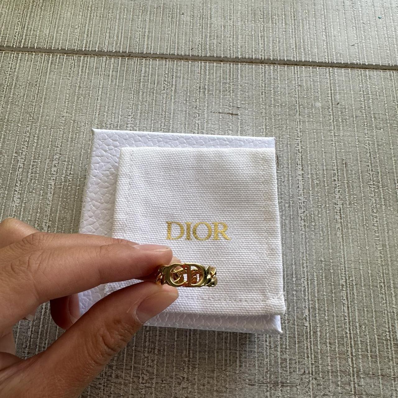 DANSEUSE ÉTOILE RING Gold-finish metal Size small... - Depop