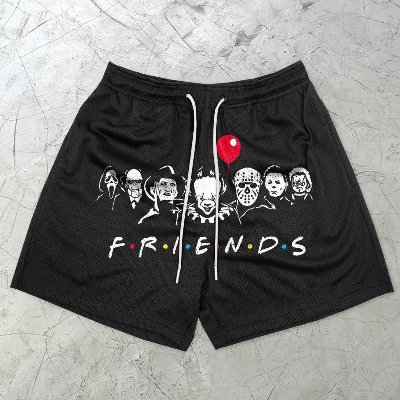 Scream Ghostface Y2k Gym Shorts 3D Print Basketball... - Depop
