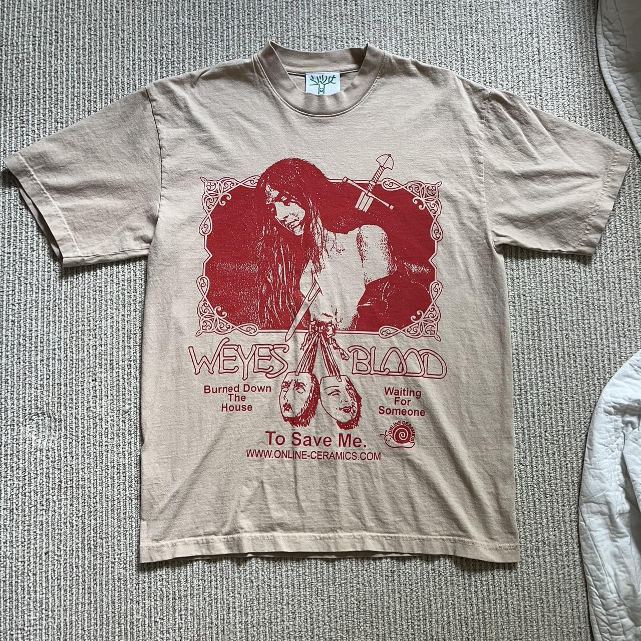Weyes Blood Online Ceramics in holy flux tour shirt... - Depop