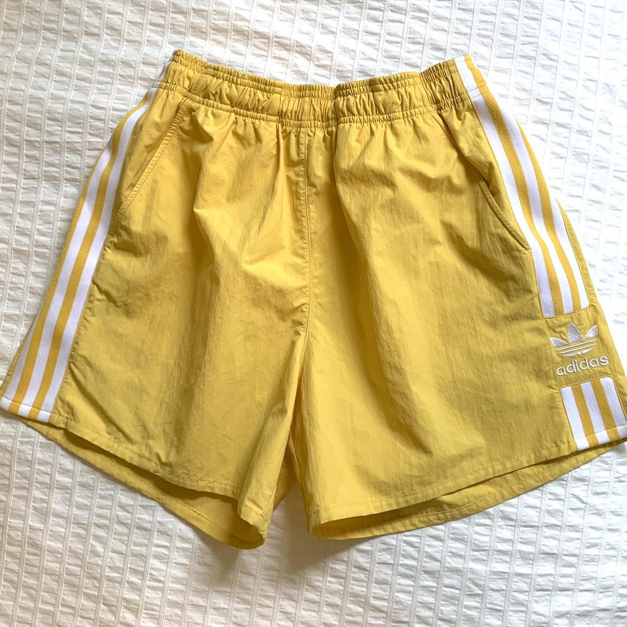Yellow Adidas Originals Shorts. Tags-in, never... - Depop