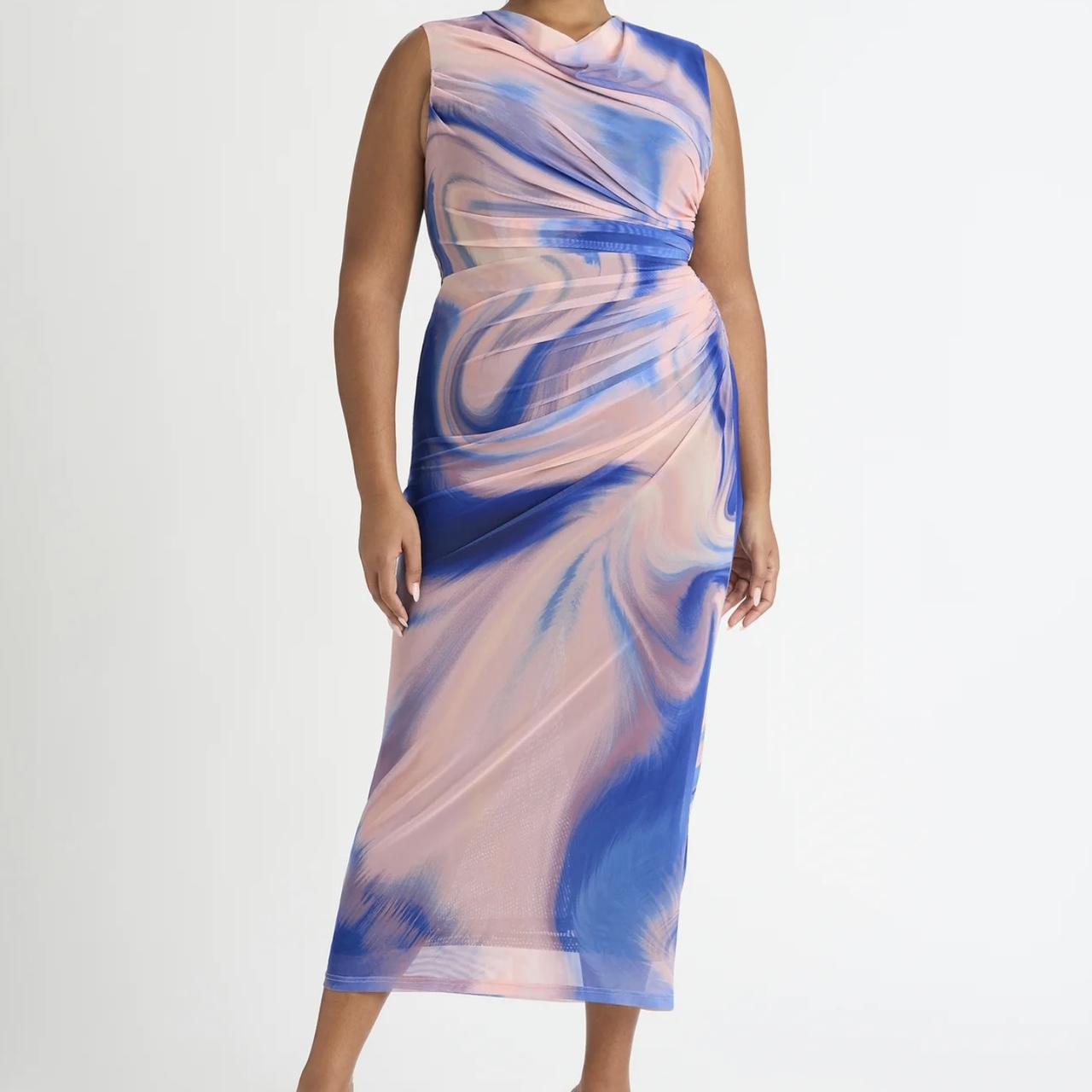 Sheike Tornado Mesh Dress - Depop