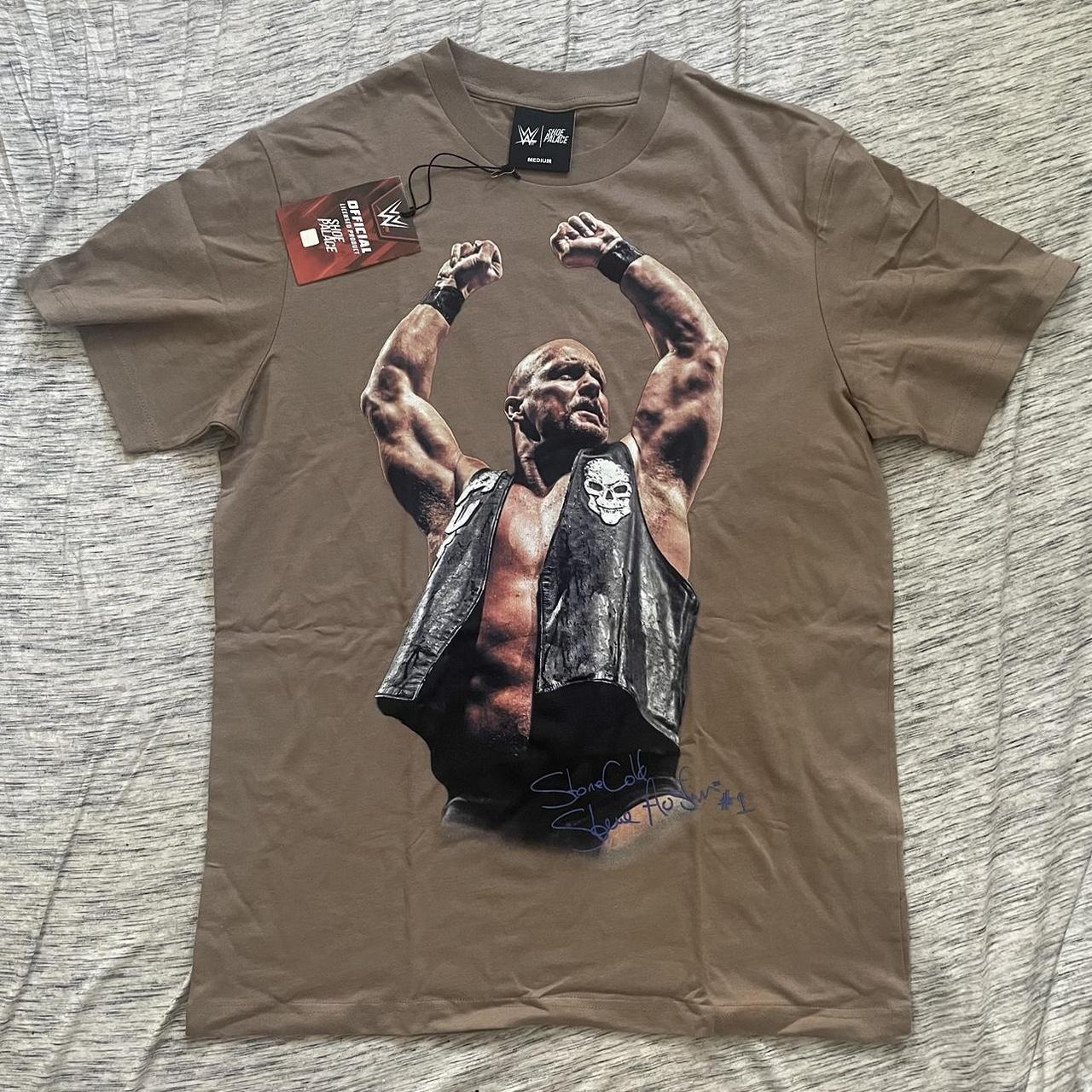 WWE Stone Cold Steve Austin 'Signature' Shortsleeve... - Depop