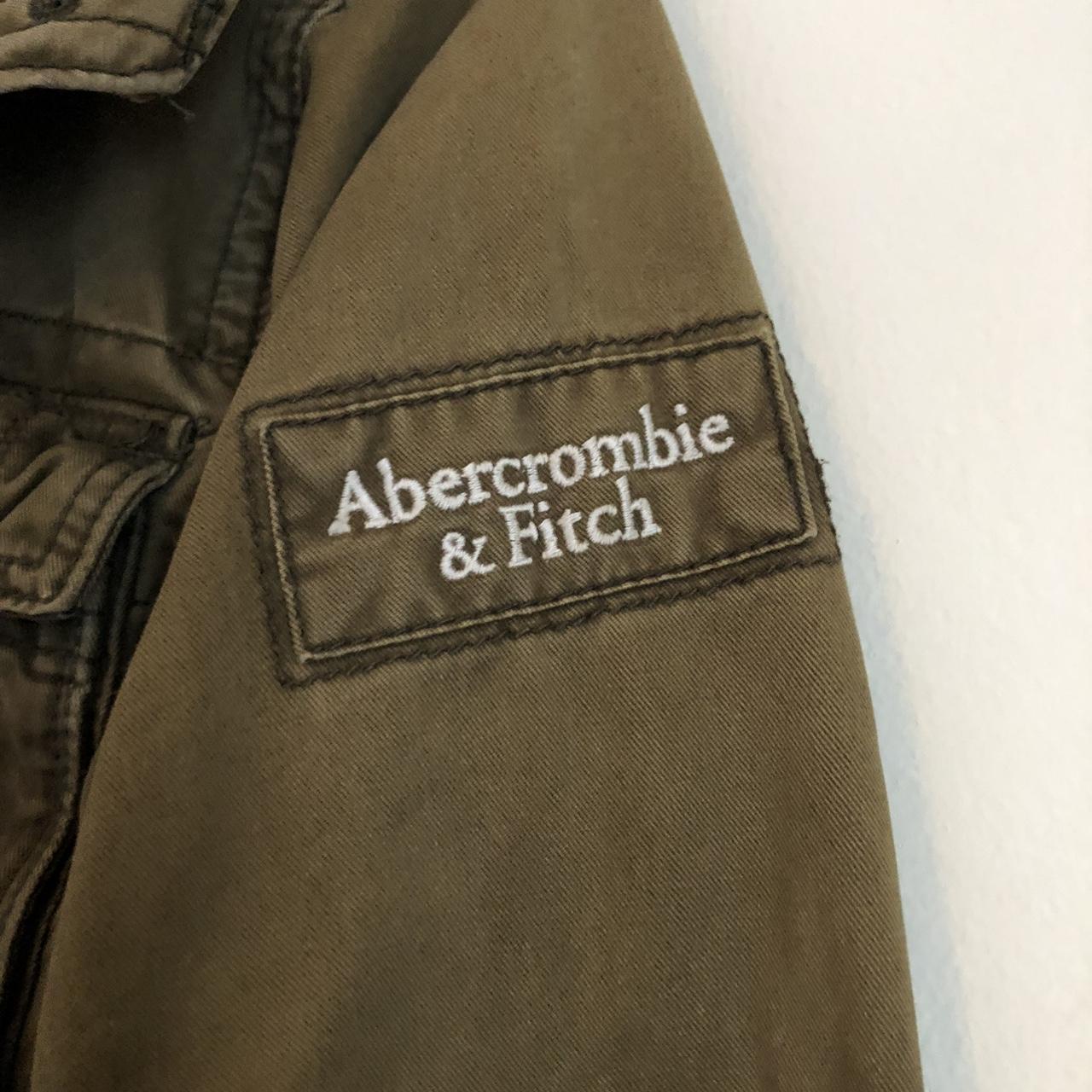 Vintage Abercrombie and Fitch Jacket super heavy... - Depop
