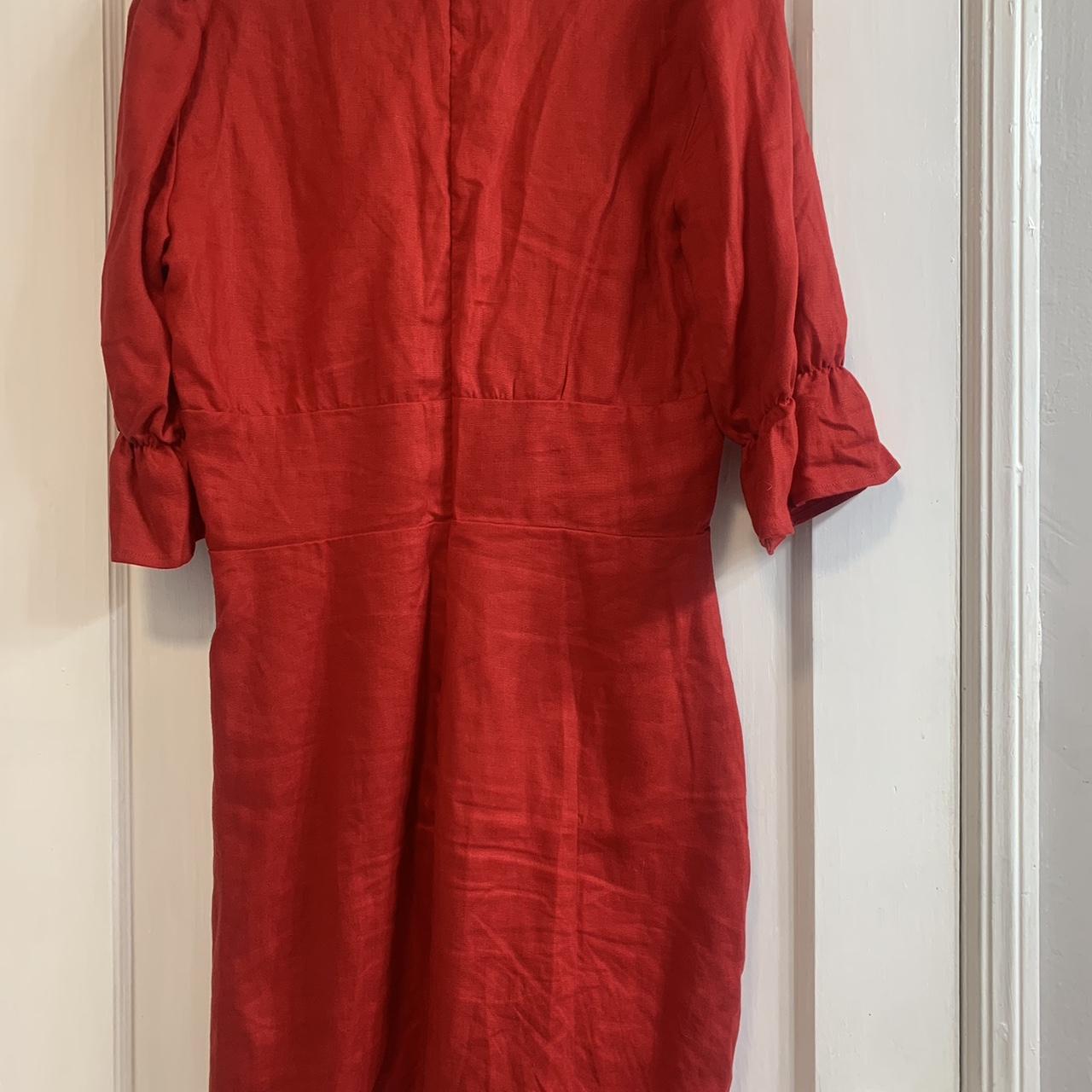 Red reformation dress - Depop