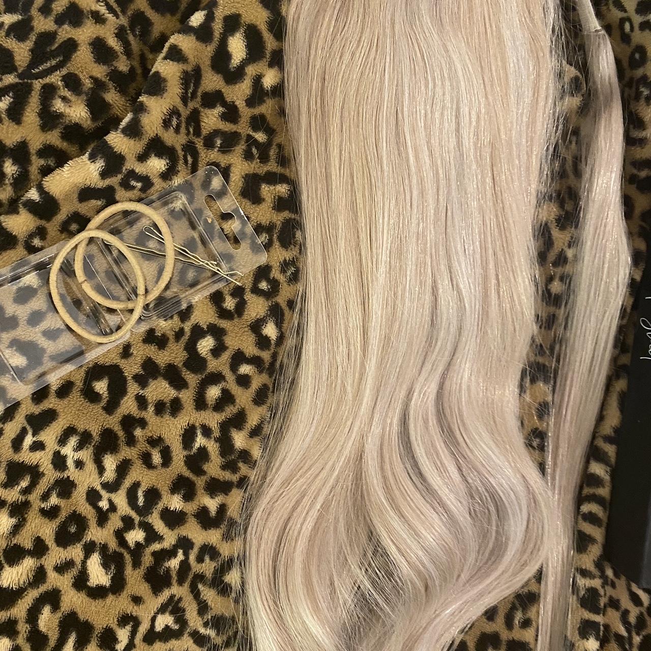22 inches foxy locks iced latte ponytail. Box is a... - Depop