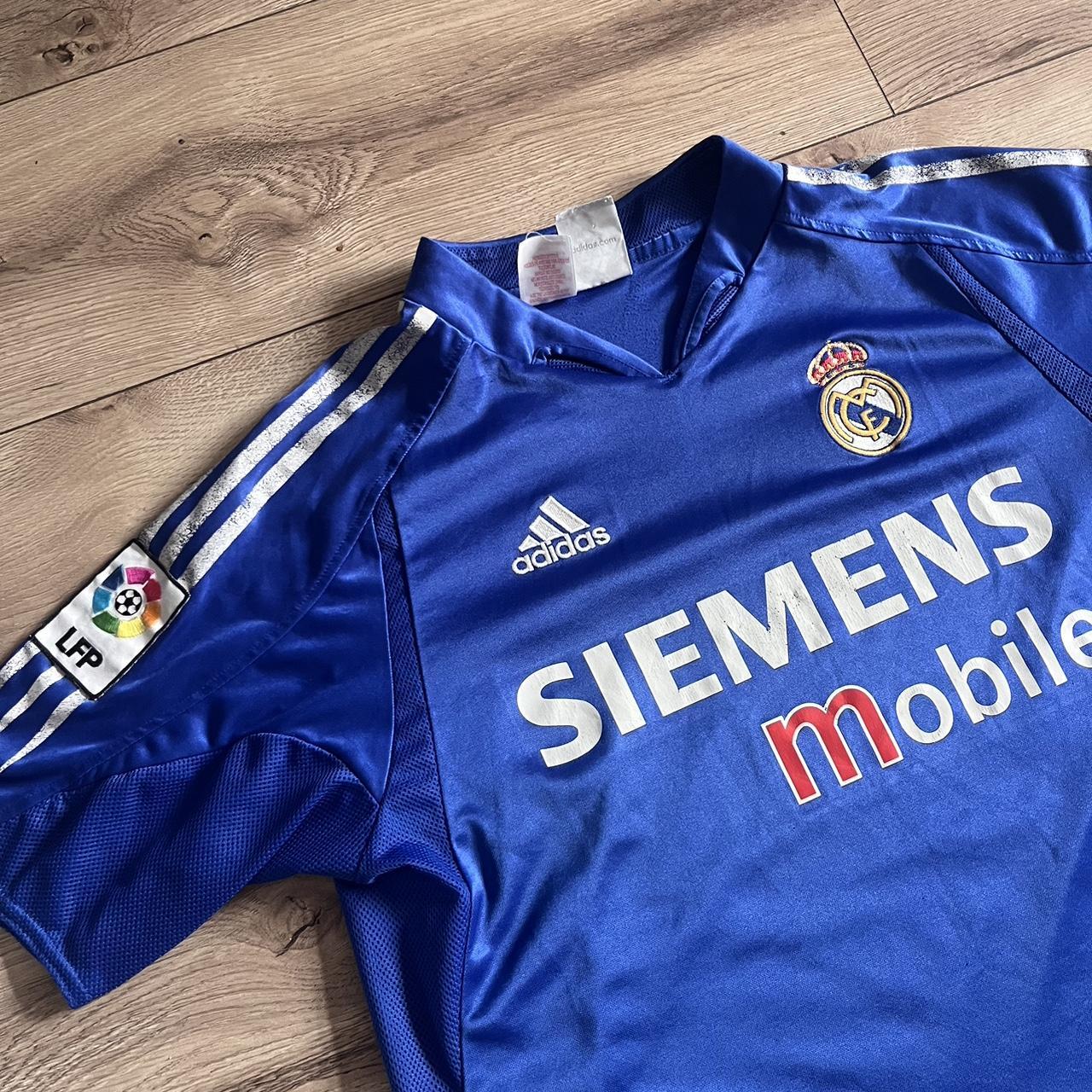 Real Madrid 2004/05 away football kit Size S. P2P:... - Depop