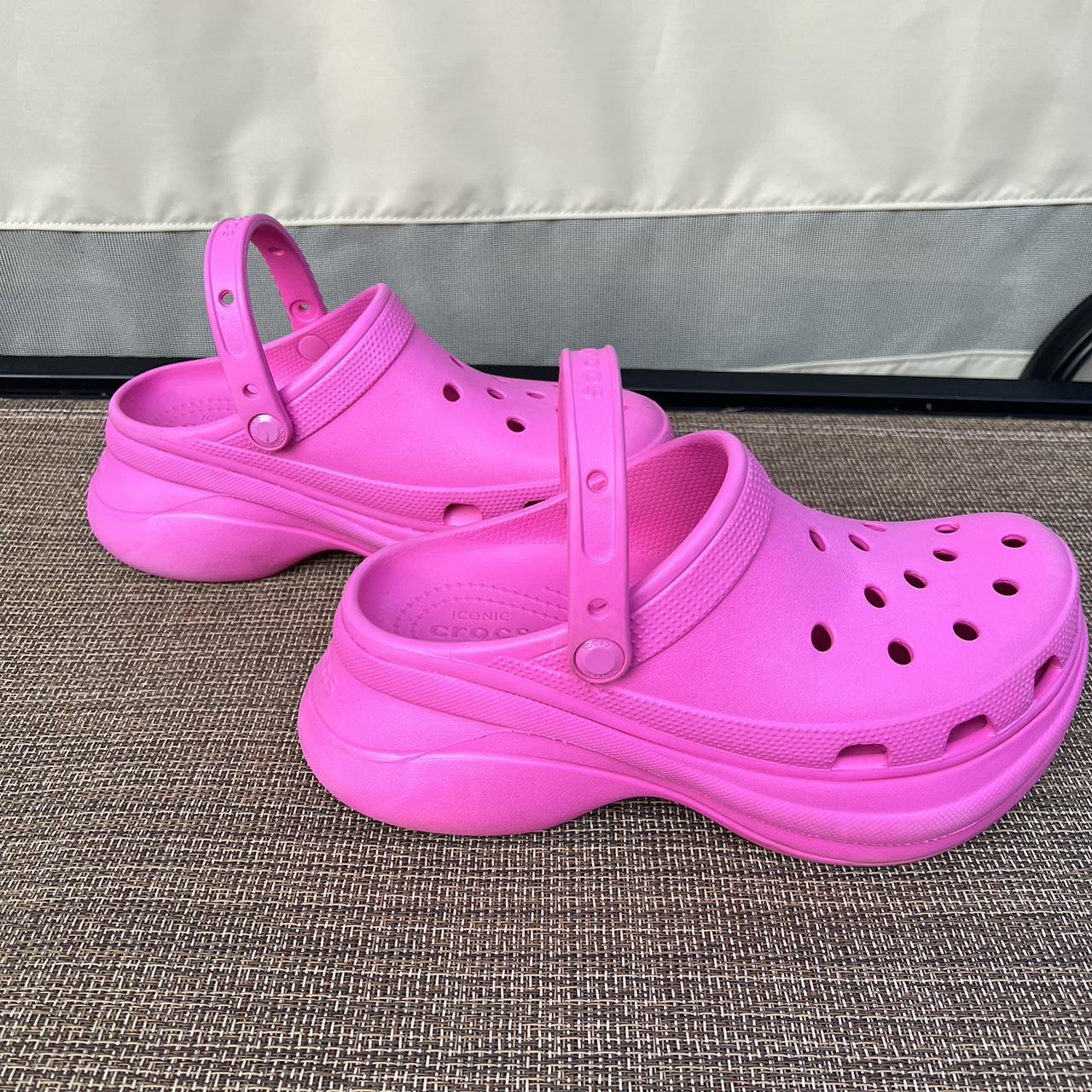 Hot Pink Crocs