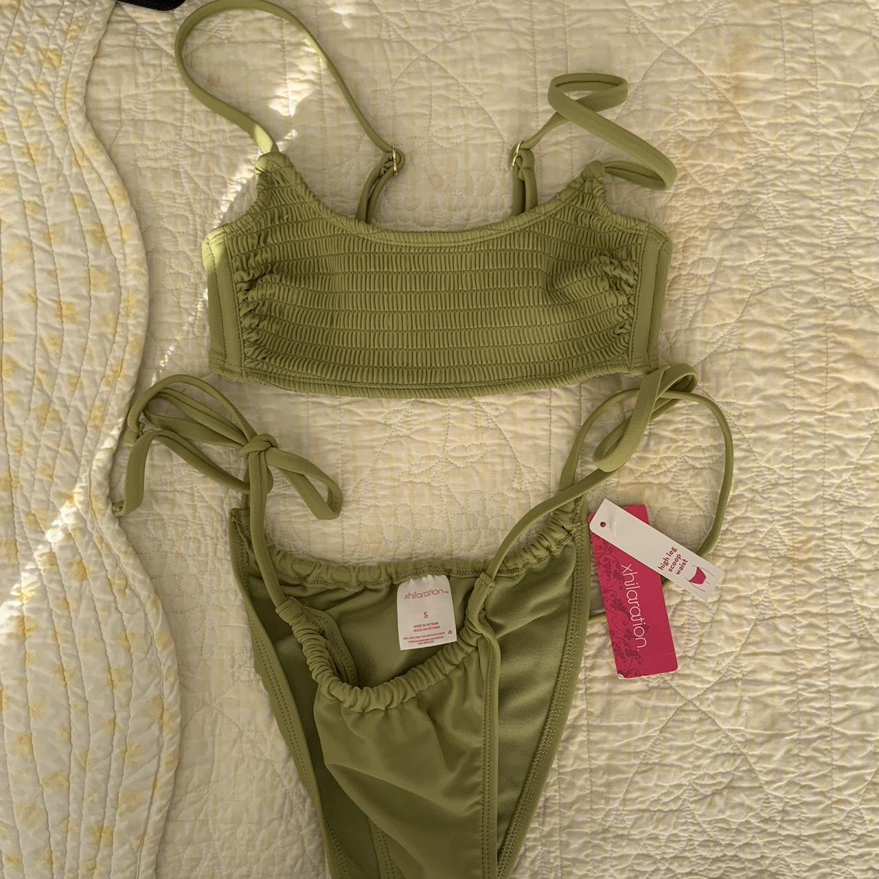 Xhiliration Sage Green Bikini Set So Cute And Never Depop