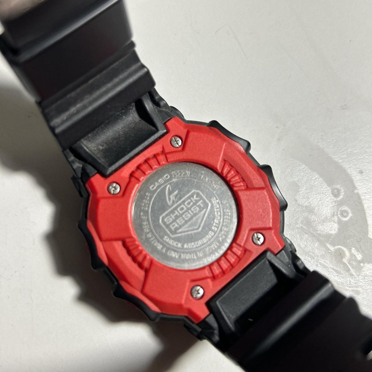 CASIO G-Shock GX56-1A 3221 RED BLACK Solar Powered... - Depop