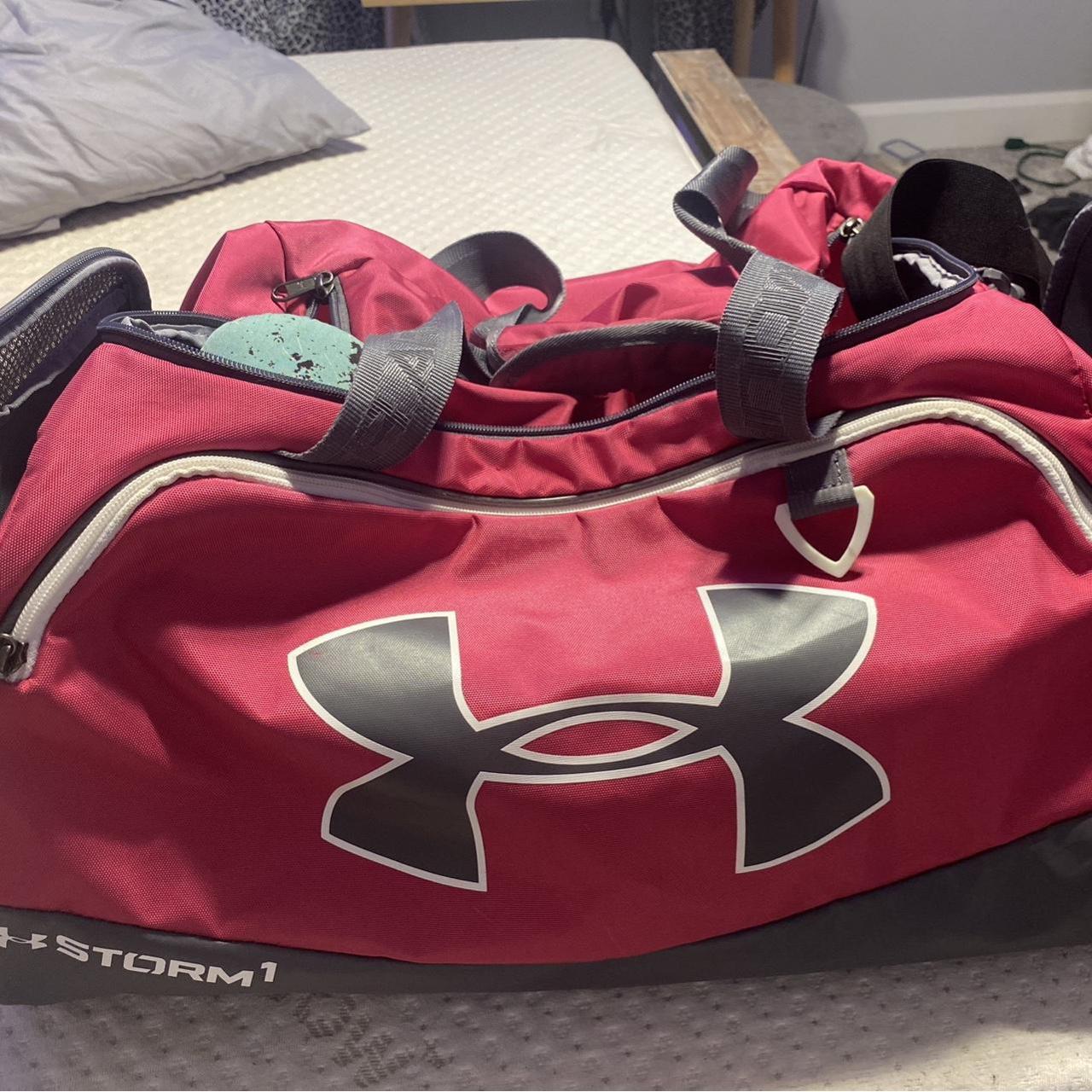Pink Under armor bag - Depop