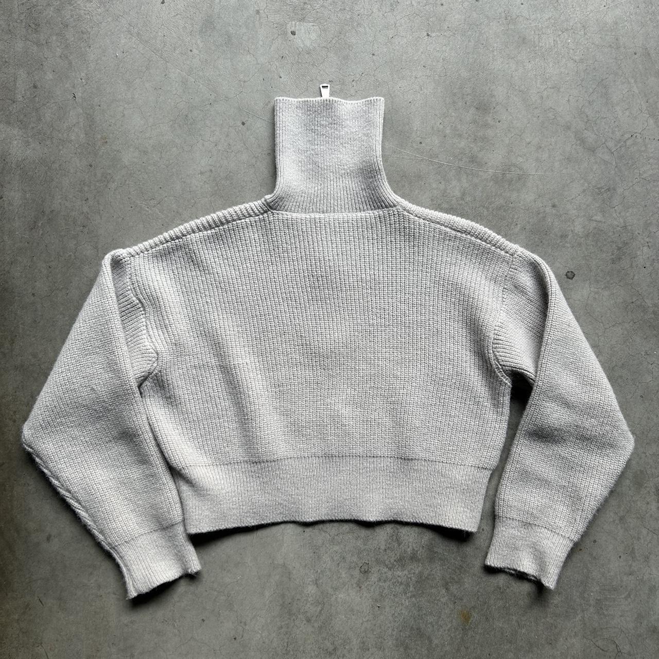 Faded spray paint style sweater comfy and street... - Depop