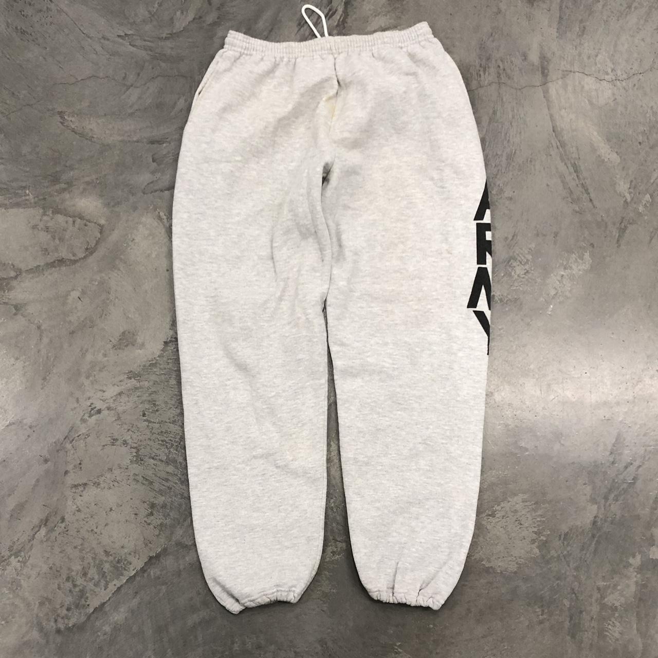 Grey and black Army sweatpants FREE SHIPPING ON 2+... | Depop