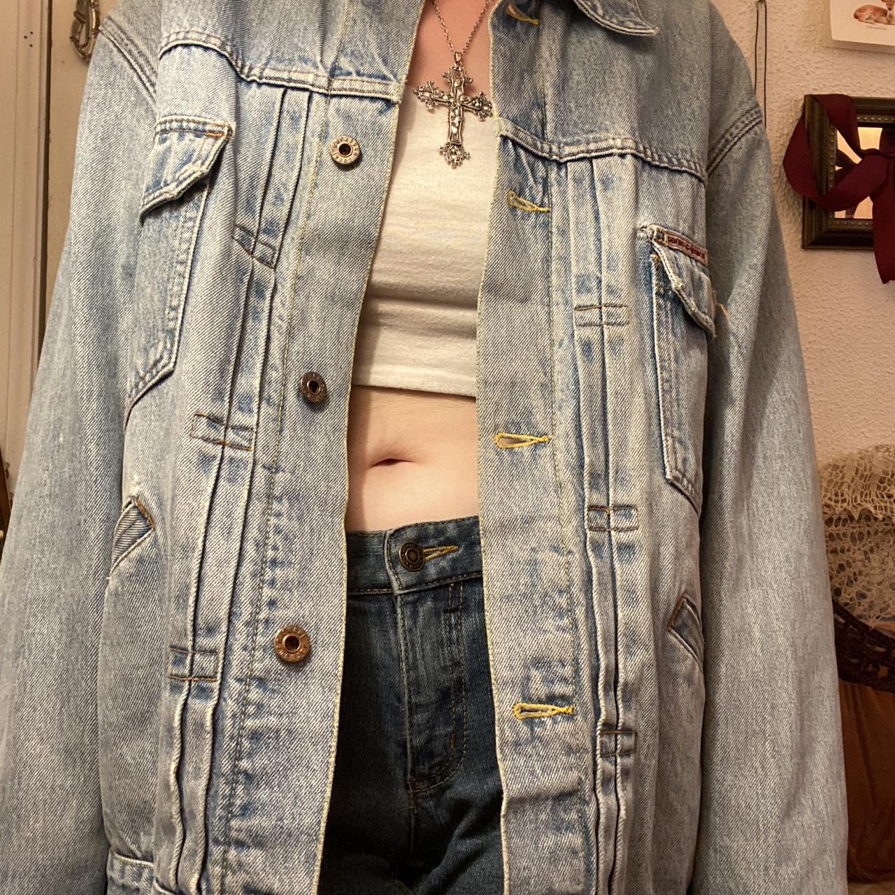 Parasuco jeans denim jacket light wash…. Perfect... - Depop