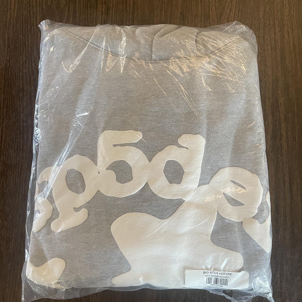 Sp5der Grey Beluga Hoodie Brand New Never Worn... - Depop