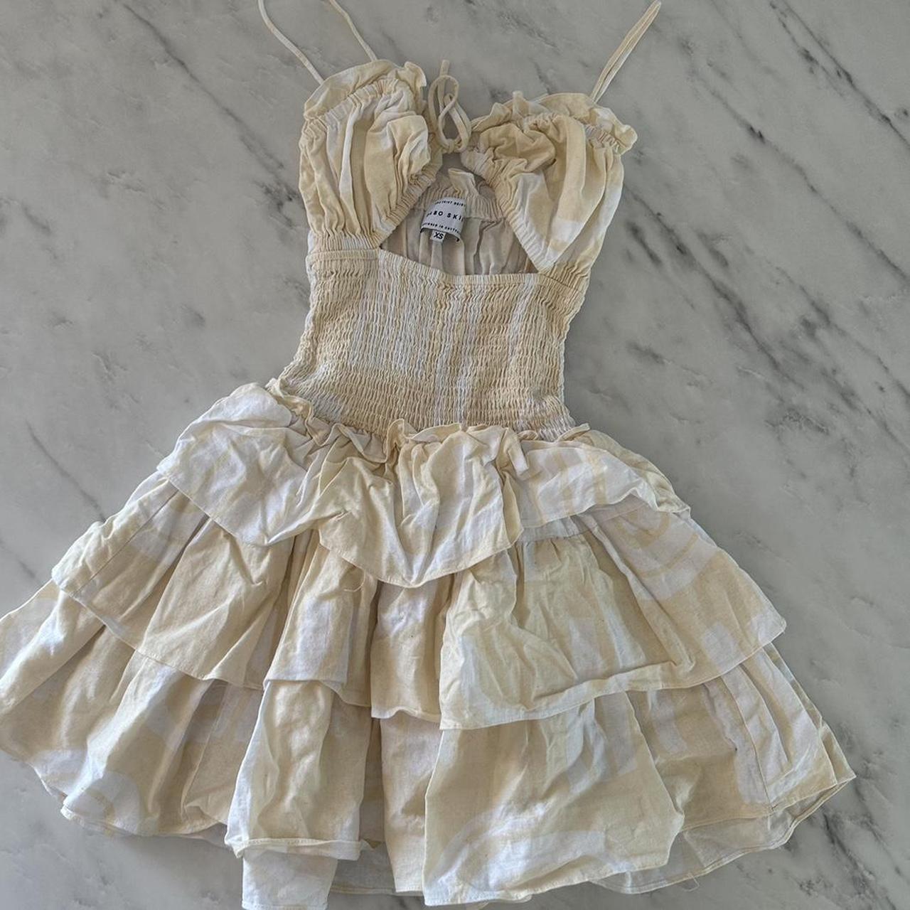 Sabo skirt size XS yellow dress. Only work a few times - Depop