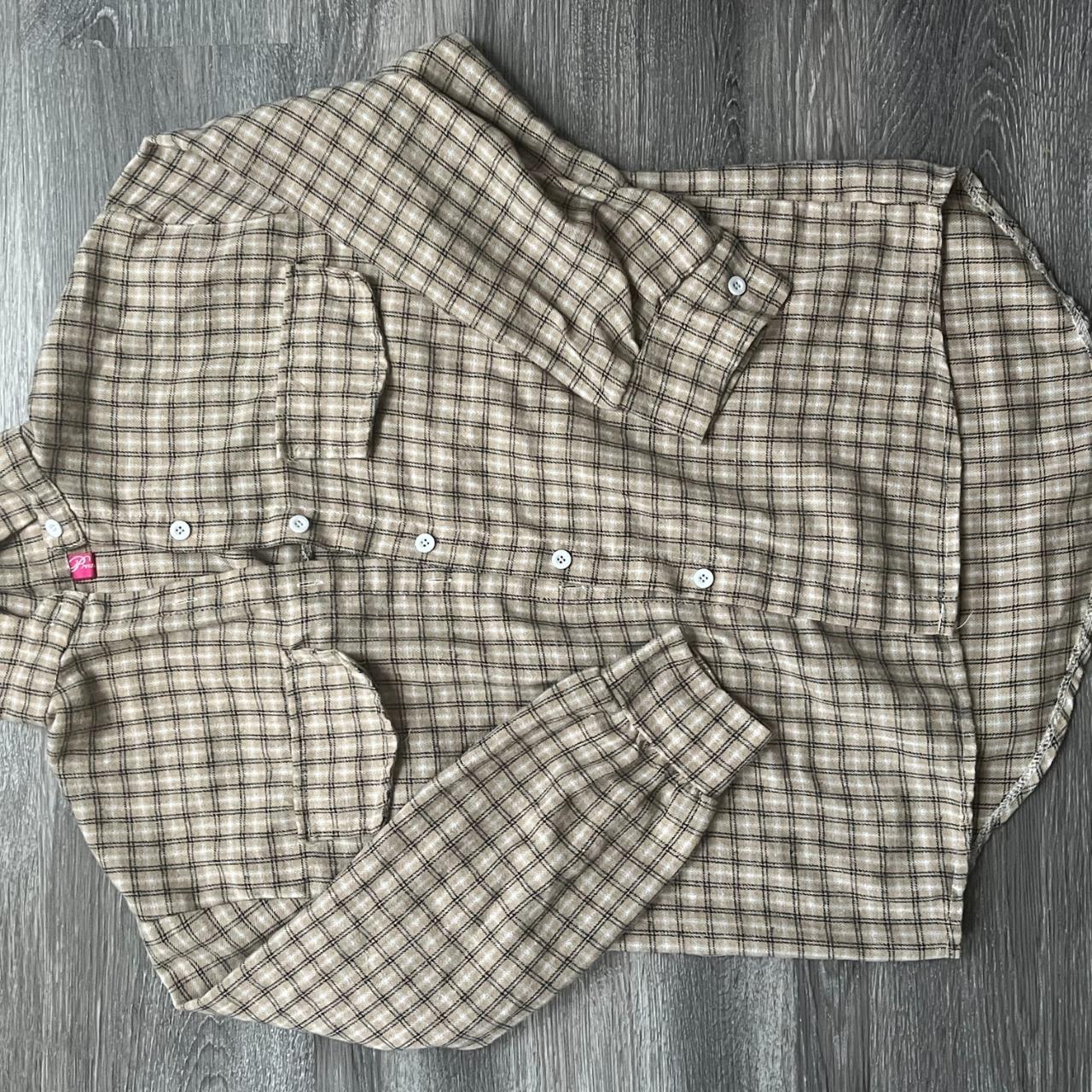 Yellow Flannel Brand: Yesstyle Size: XS - Depop