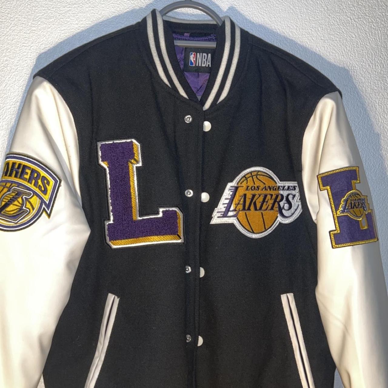 La Lakers varsity jacket (xs) worn once, great... - Depop