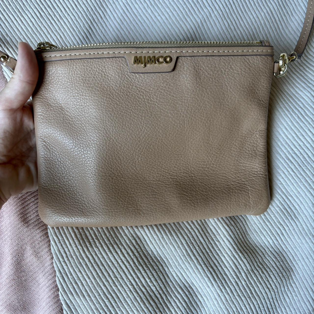 Small Mimco crossover bag in tan. Great for... - Depop