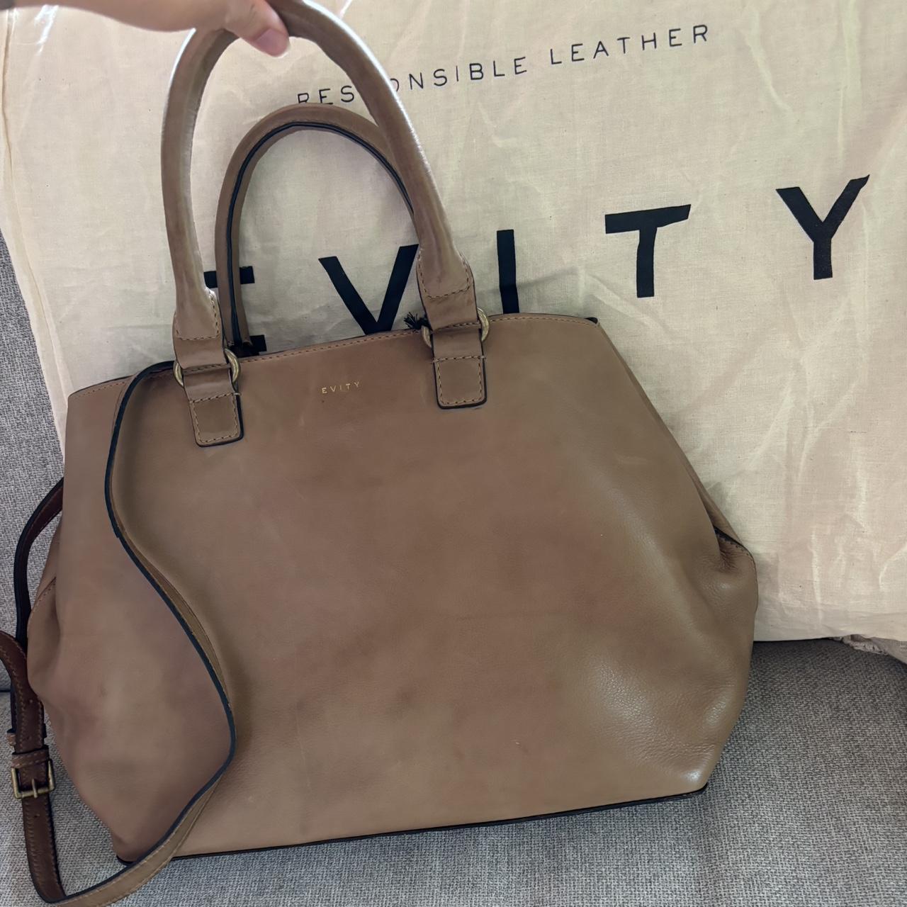 Brand new Evity leather bag, bag is made with... - Depop