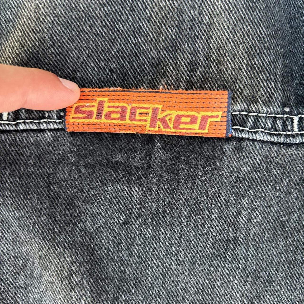 black vintage 90s jnco slackers🔥🦦😴super nice faded... - Depop