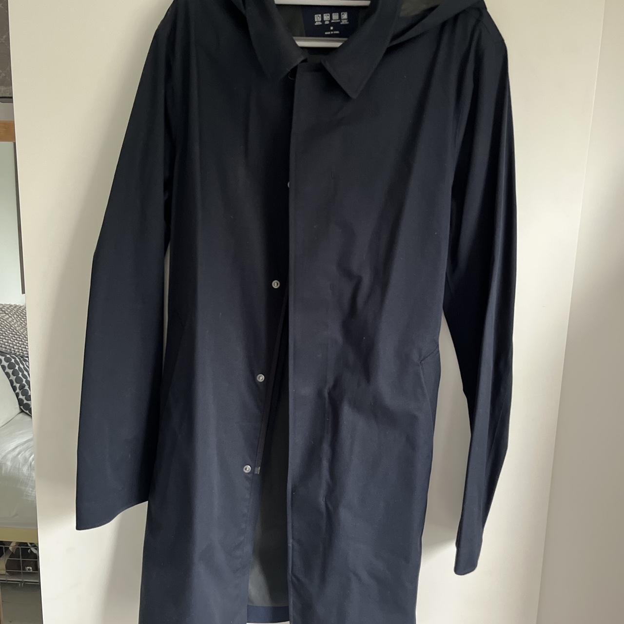 Uniqlo block tech parka jacket size M #waterproof... - Depop