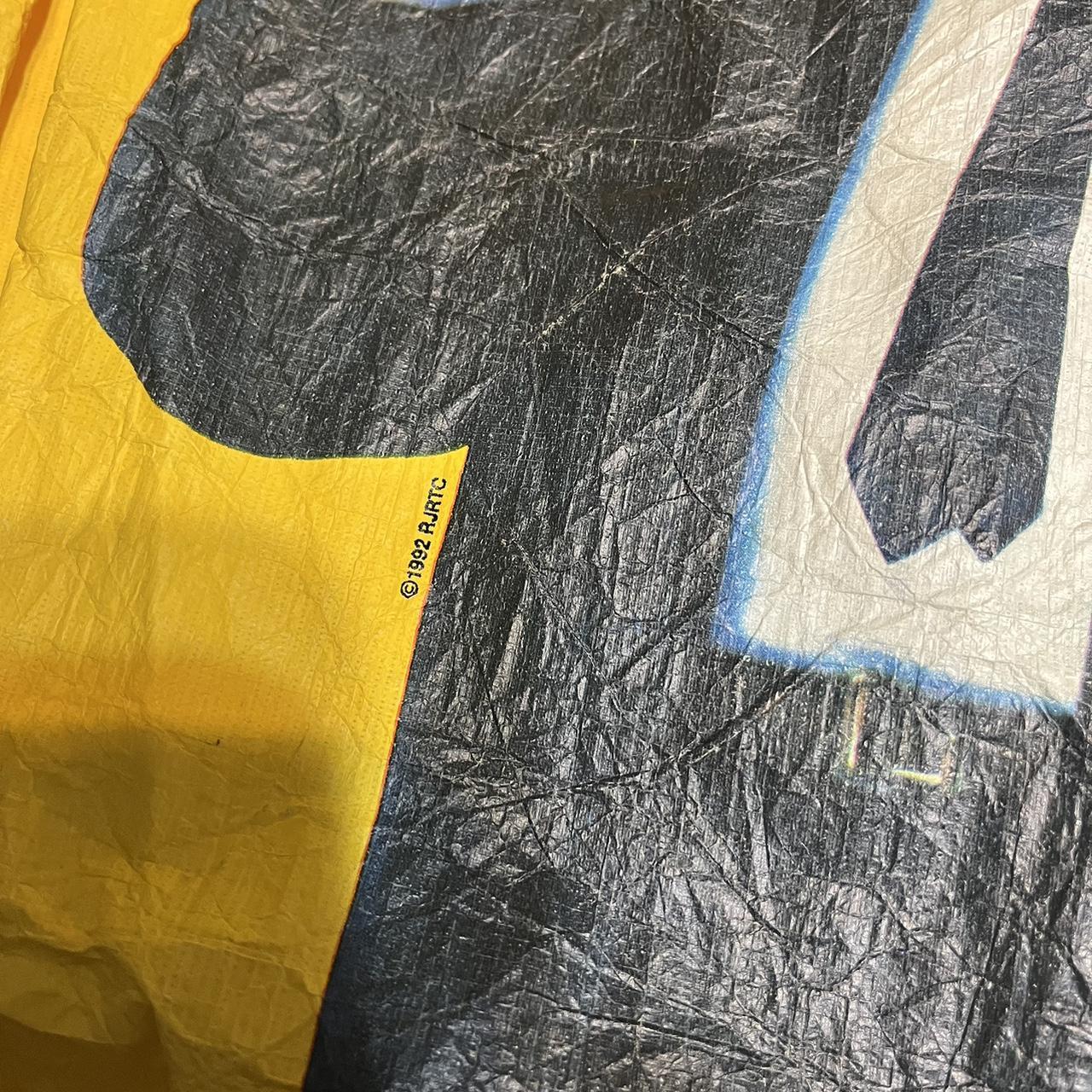 Vintage Joe Camel Promo Yellow Tyvek Windbreaker... - Depop