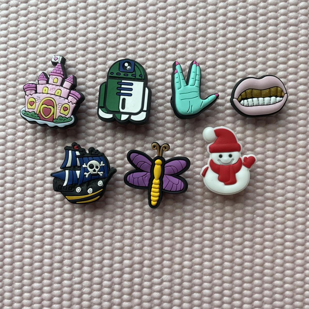 random croc jibbitz never used, brand new price... - Depop