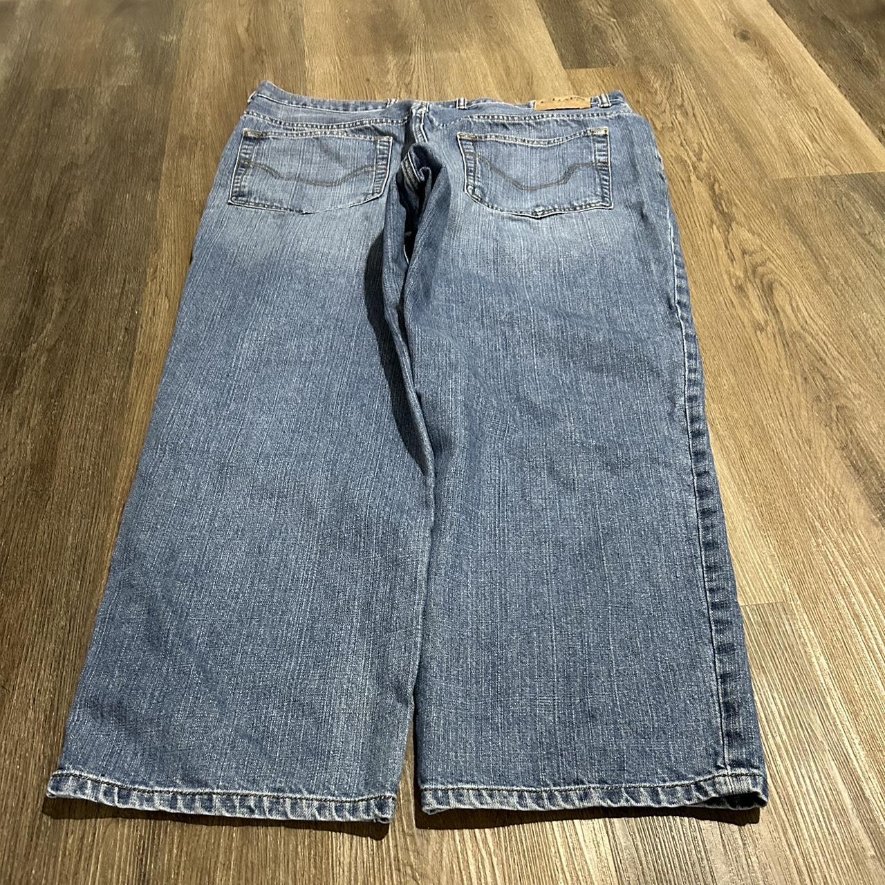 VINTAGE 90s BAGGY FADED SOUTHPOLE STYLE CHAPS PANTS... - Depop