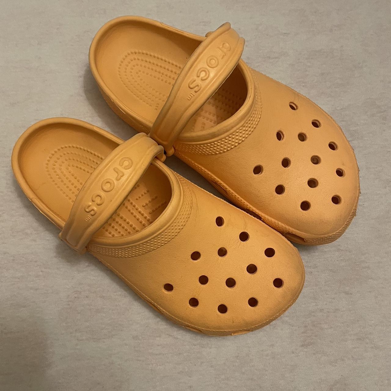 Orange Crocs - Depop