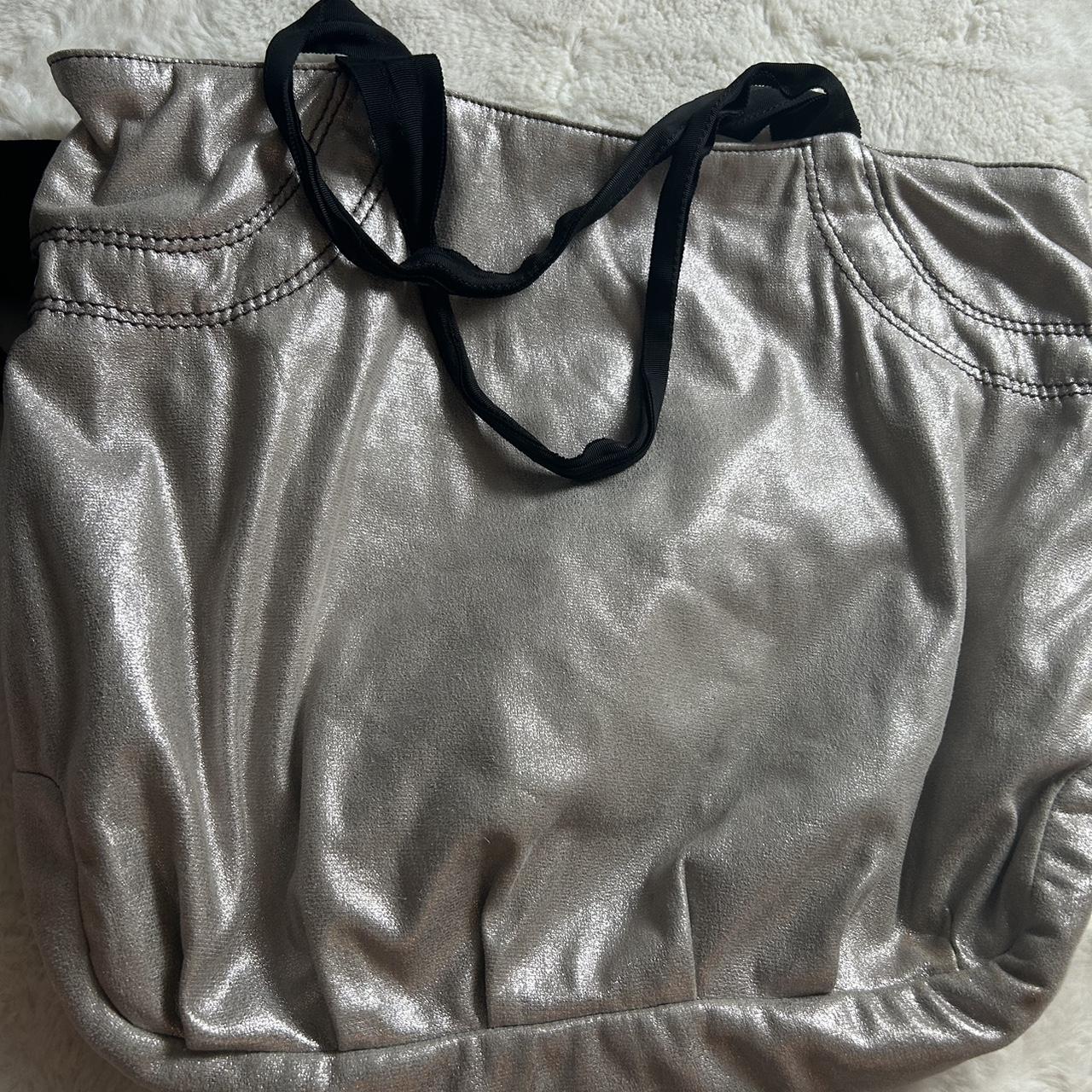 Vintage Juicy Couture silver bag. Tons of inside... - Depop