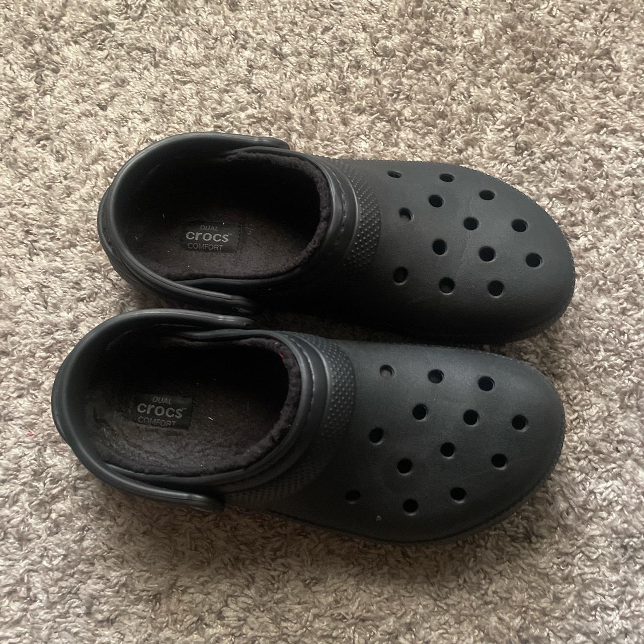 Black Crocs Size 11 Fit to size No flaws or Tear... - Depop