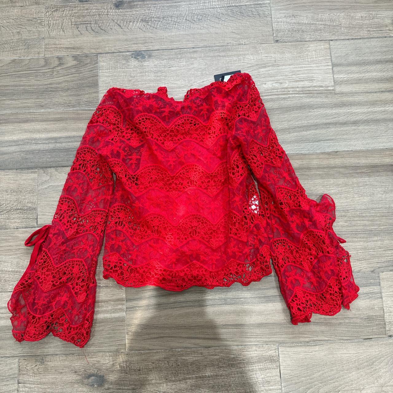 Stunning red top - Depop