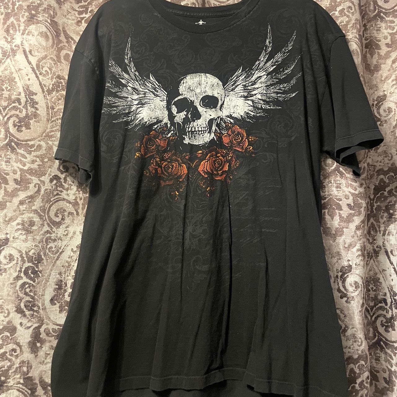 MMA SKULL TEE. Size Large. #mma #vintage #y2k ... - Depop