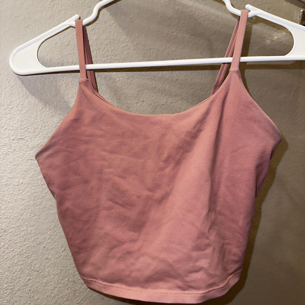 Light pink athletic tank with inner lining 🤍 - Depop