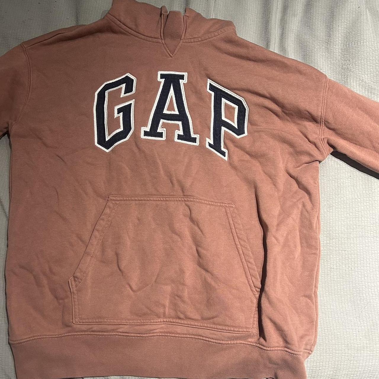 pink gap hoodie 🌺 size m, the perfect fit - Depop