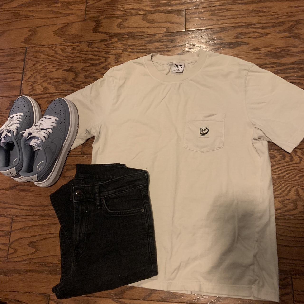 BDG Brand (Urban Outfitters) T-Shirt w Bulldog... - Depop