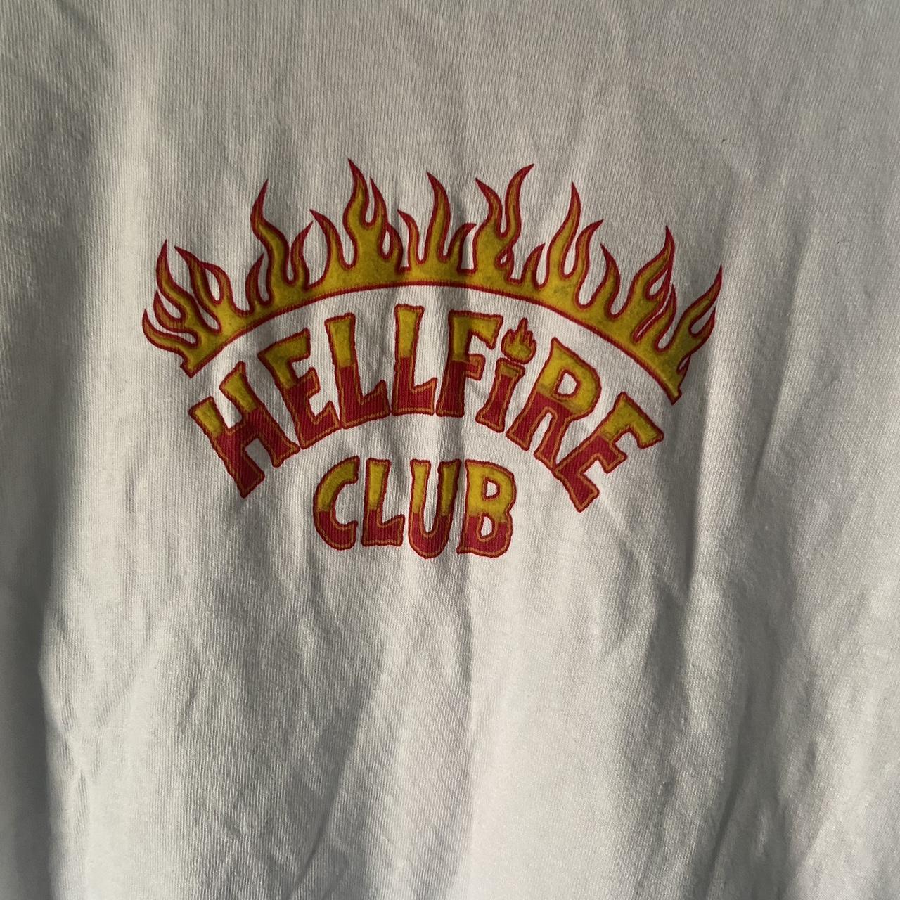 Stranger things, Hell fire club official Netflix T... - Depop