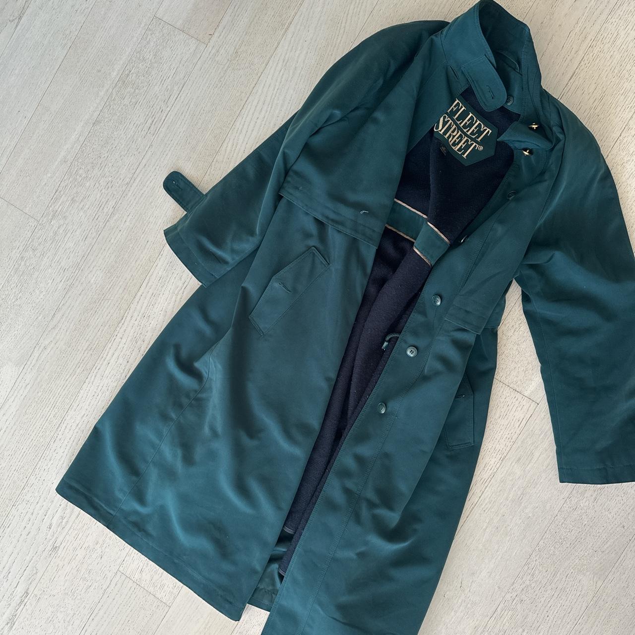 Vintage Fleet Street long trench coat ! Size 4... - Depop