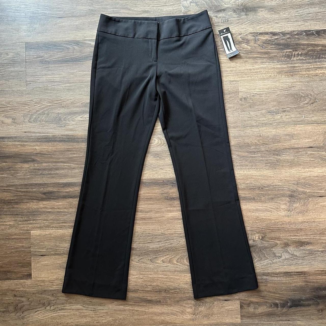 Kenneth Cole Black dress pants Size: 8 Waist:... - Depop