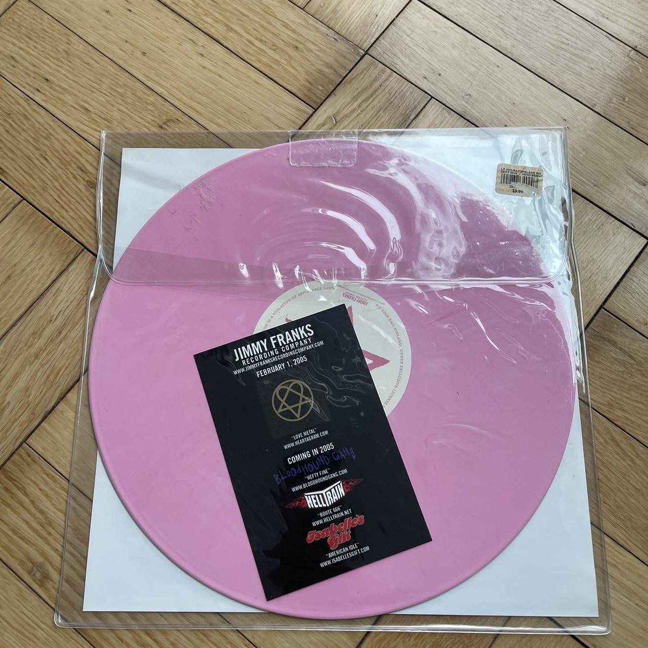 Rare pink 2004 HIM “Razorblade Romance” vinyl! This... - Depop