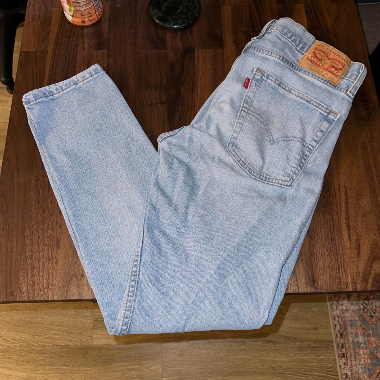 Levis 510 Skinny Jeans Mens 31x30 Blue Denim Pants... - Depop